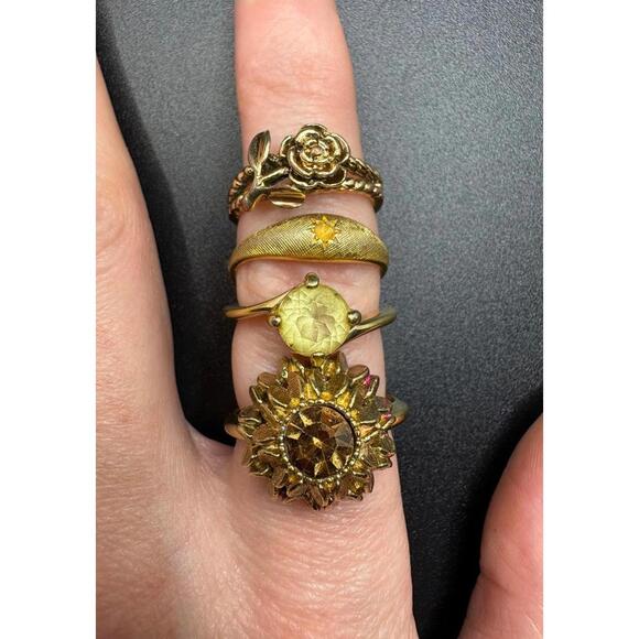 Avon | Jewelry | Vintage Avon And 8k Gersch Ring Lot | Poshmark